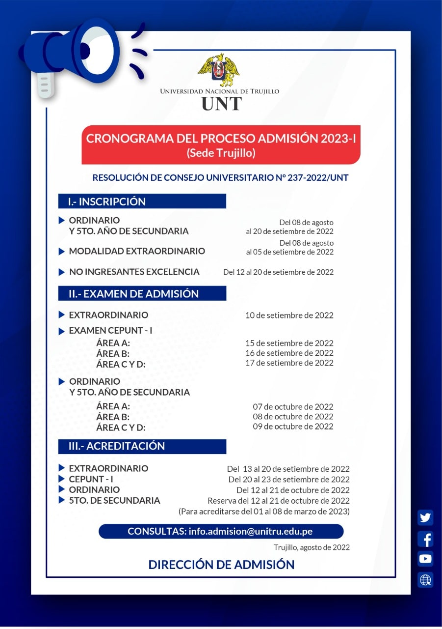 ::UNT:Universidad Nacional de Trujillo::